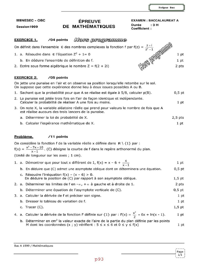 Maths Exo | PDF