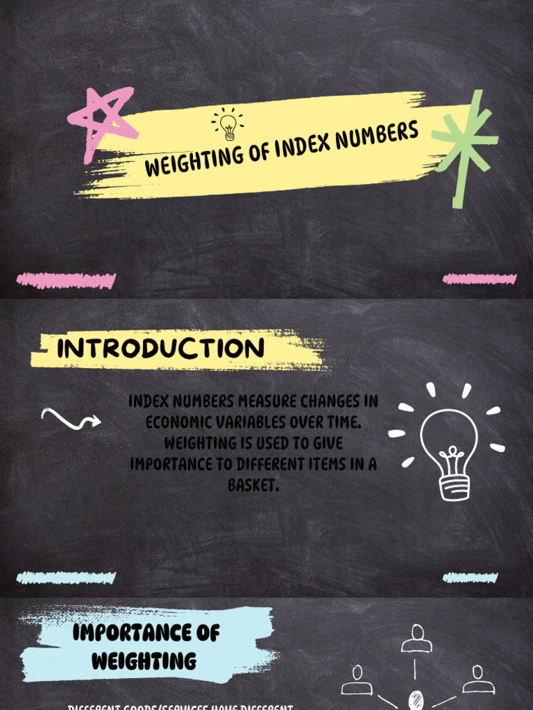 Weighting of Index Numbers | PDF