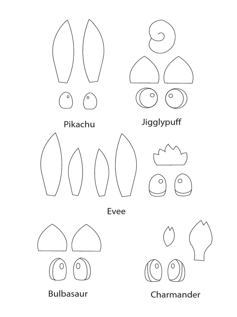 Pokemon Character Templates | PDF