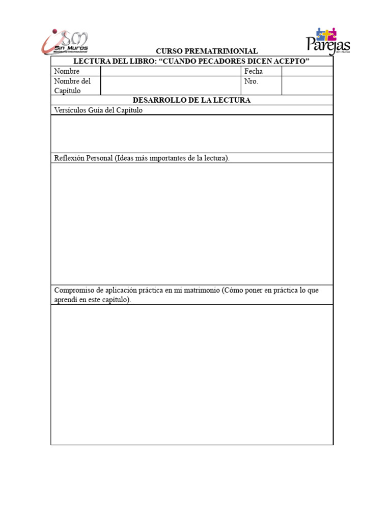 CONTROL DE LECTURA LIBRO PM.docx | PDF