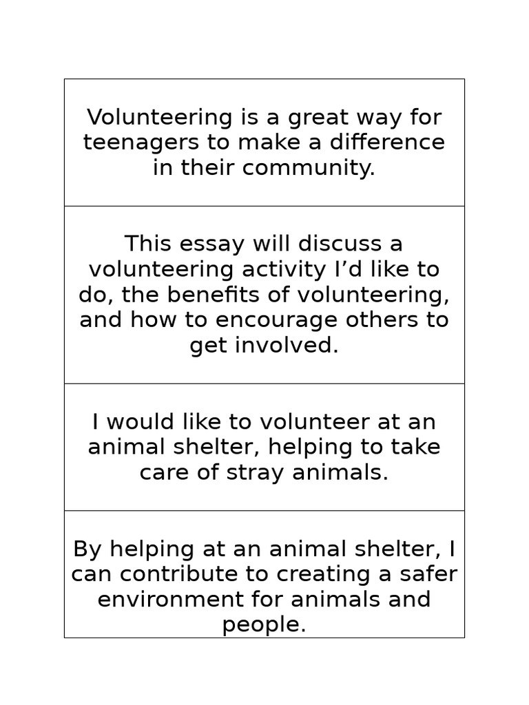 Benefits of Teen Volunteering at Shelters | PDF