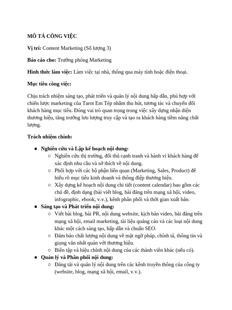 JD Content Marketing | PDF