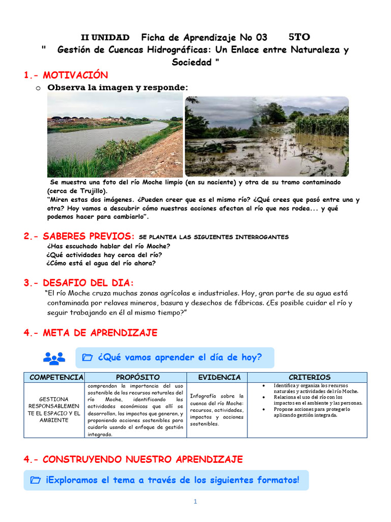 Ficha 3 | PDF | Infografia | Sustentabilidad