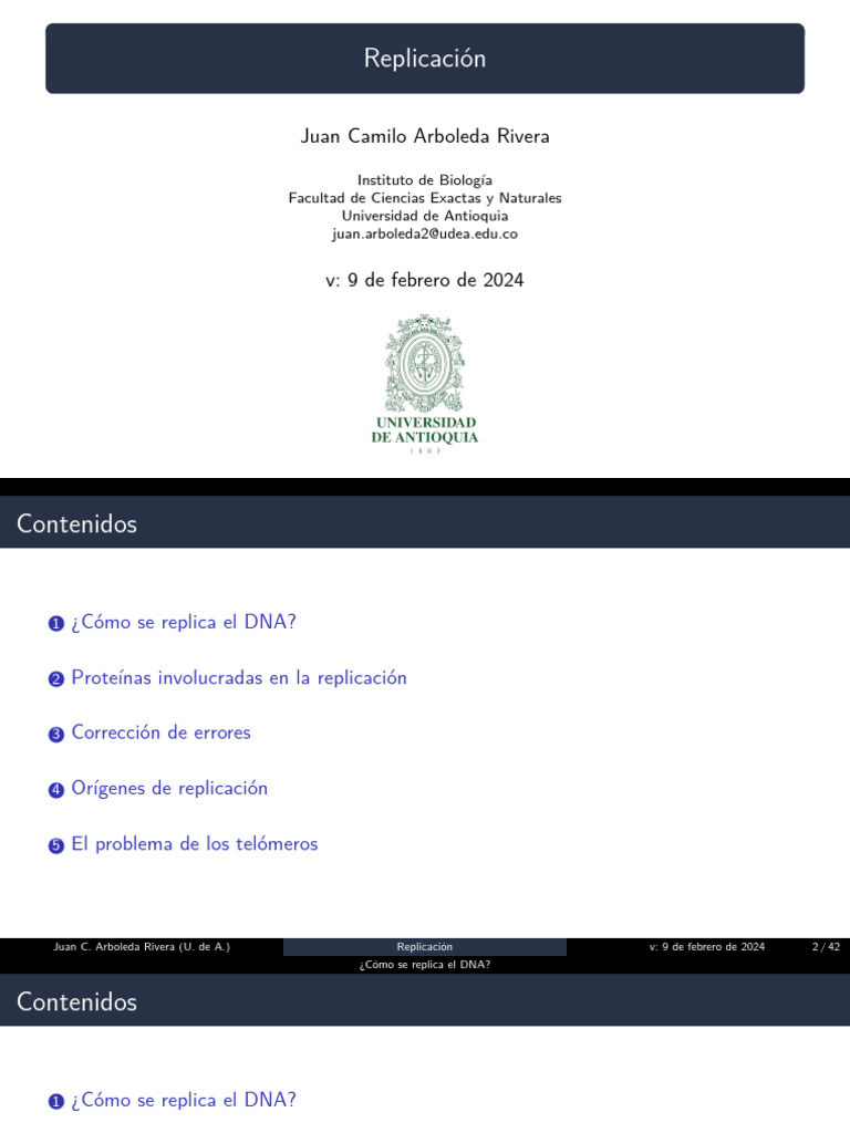 2 Replicación | PDF | Replicación De Adn | Adn