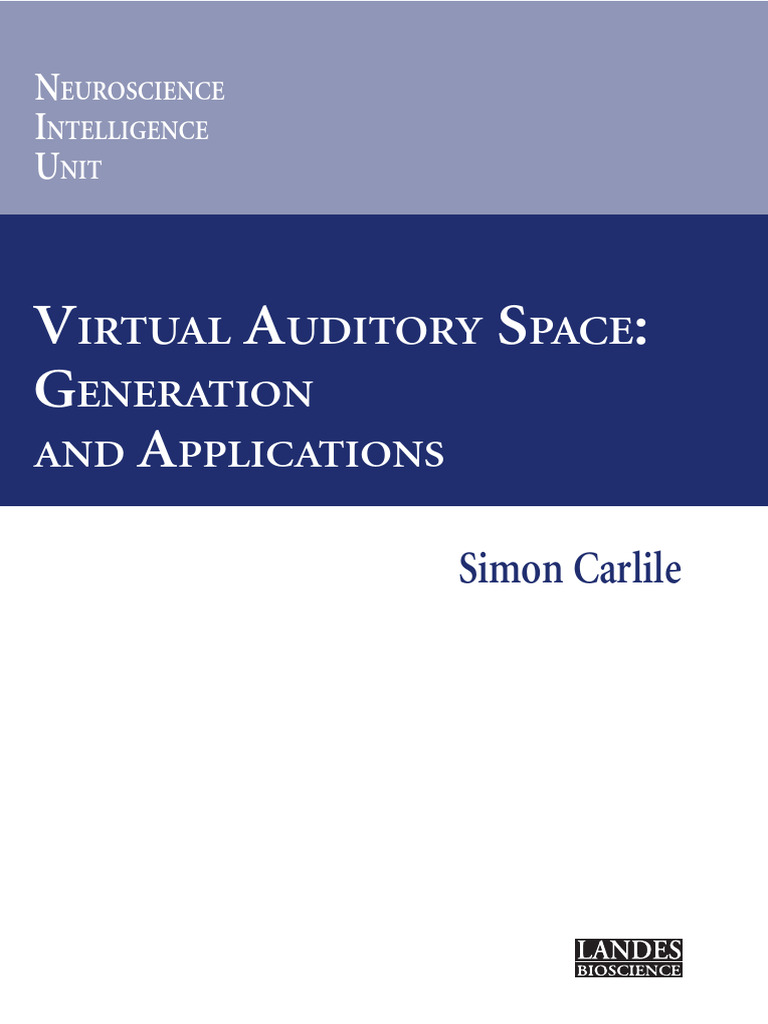 Virtual Auditory Space Generation and Applications (Simon Carlile) (Z-Library) | PDF ...