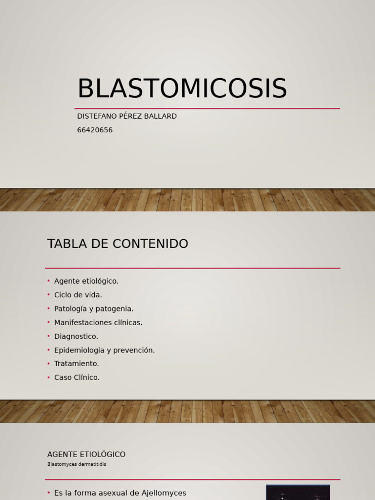 Blastomicosis | PDF | Tos | Especialidades Medicas