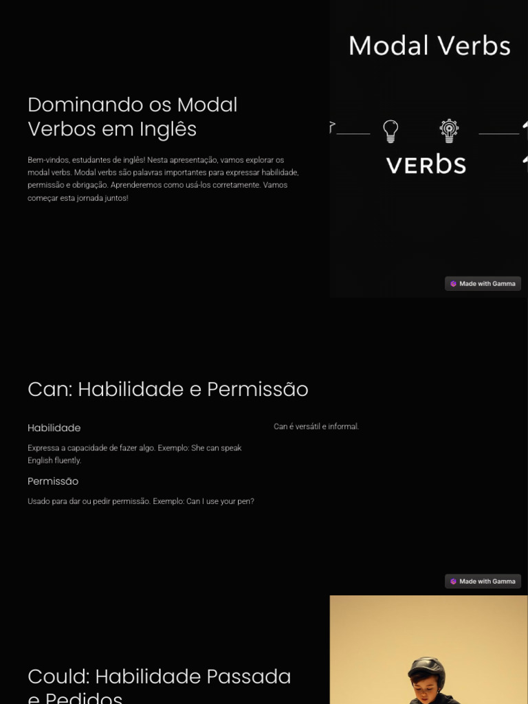 Modal Verbs: Habilidade e Uso em Inglês | PDF