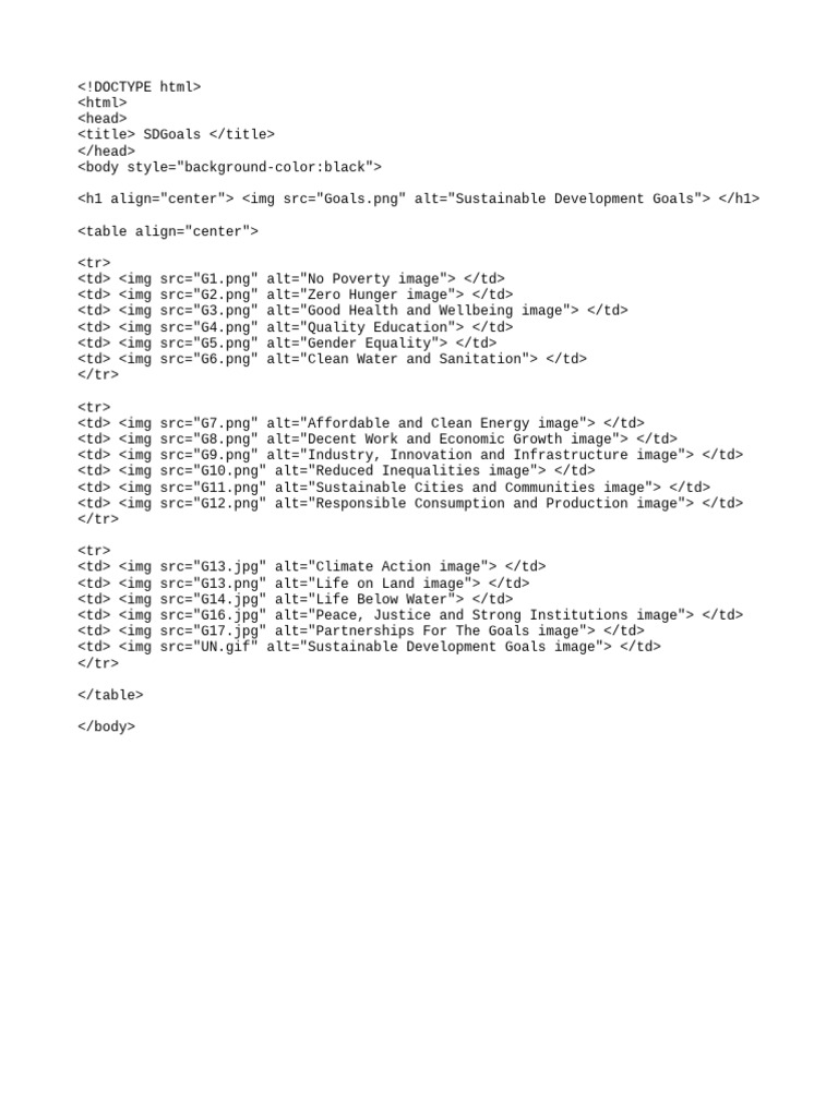 Mini Project 2 UN Goals | PDF