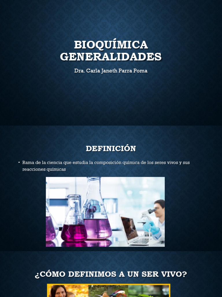 Introducción a la Bioquímica y Metabolismo | PDF