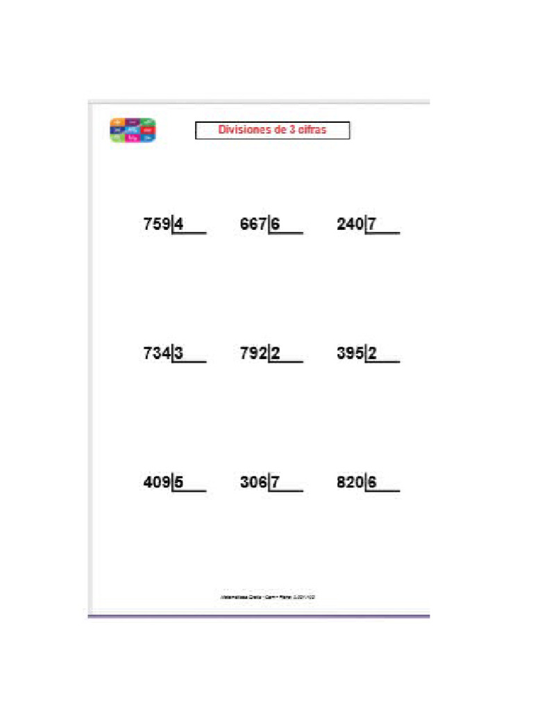 Divisiones | PDF