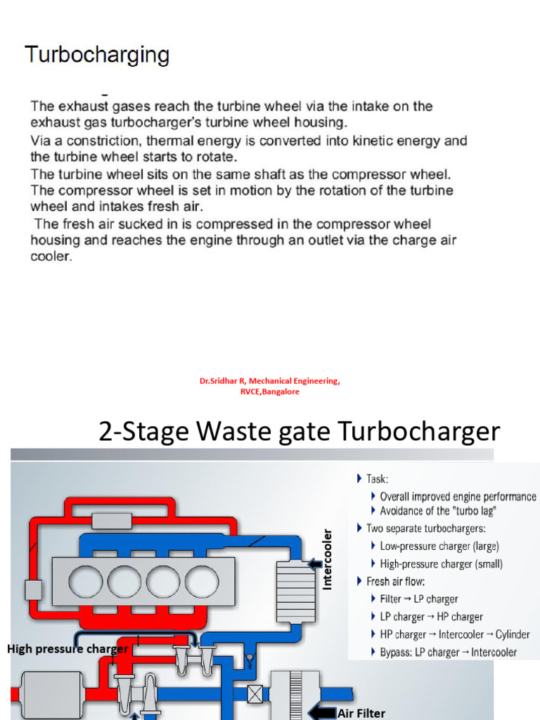 2-Stage Waste Gate Turbocharger and EGR | PDF