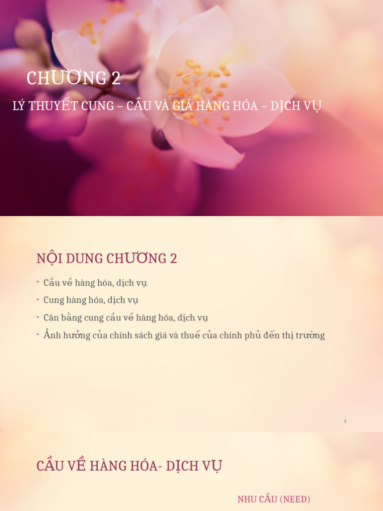 CH NG2: Lý Thuy T Cung - C U Và Giá Hàng Hóa - D CH V | PDF