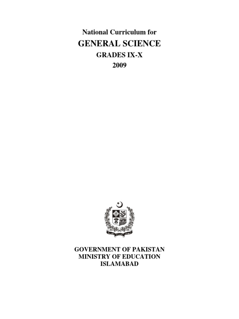 General Science | PDF | Science Education | Curriculum