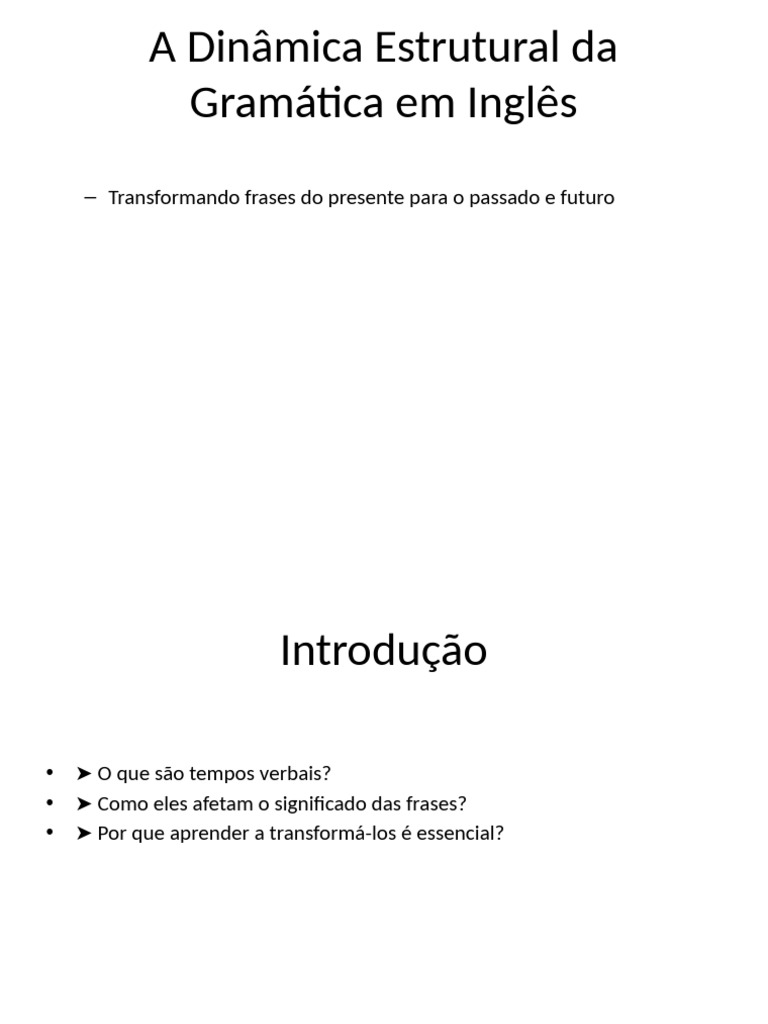 Dinamica_Estrutural_Gramatica_Ingles | PDF