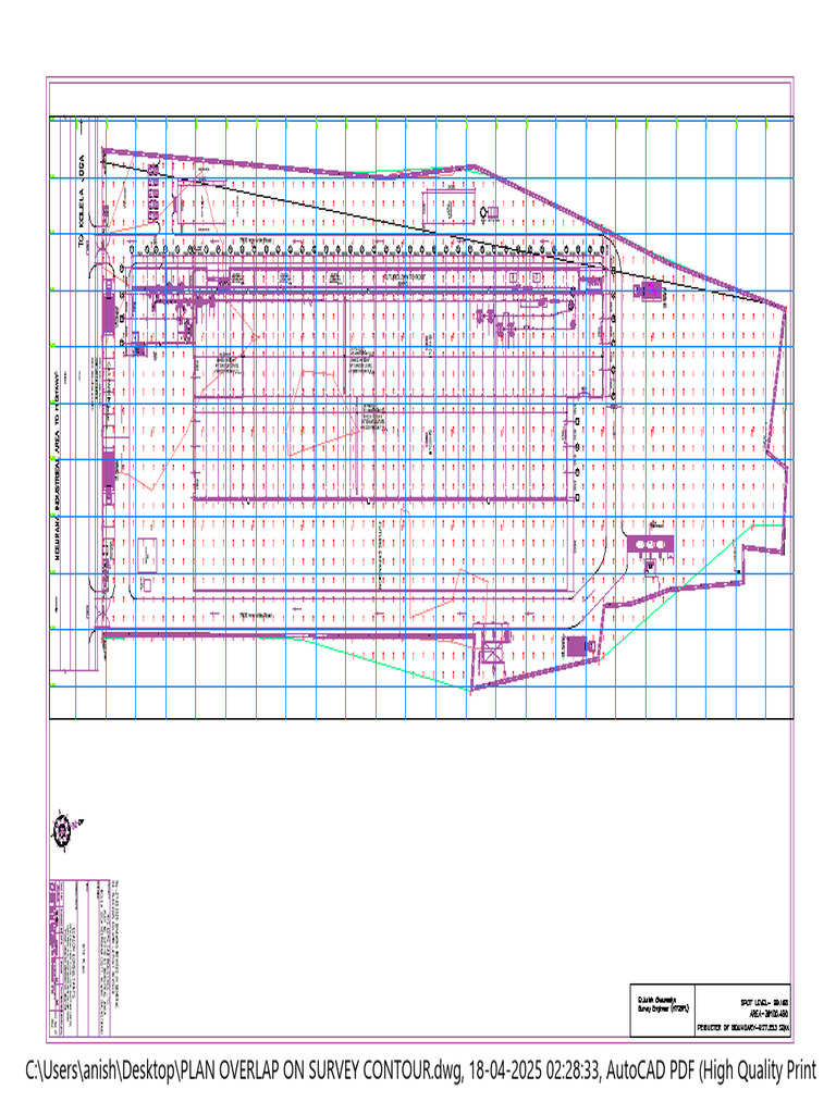Plan Overlap On Survey Contour-Model - 023024 | PDF
