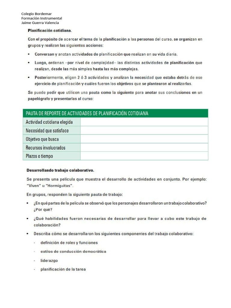 Form Inst Guía 4 | PDF