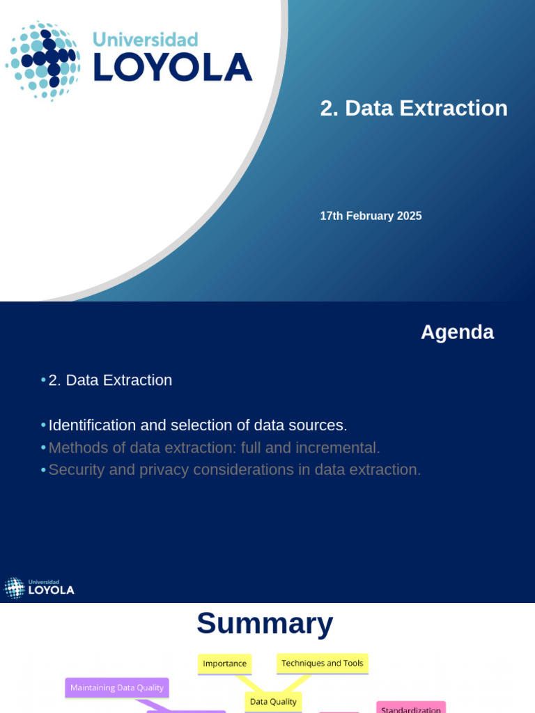 2. Data Extraction Part1 | PDF | Data Warehouse | Computing