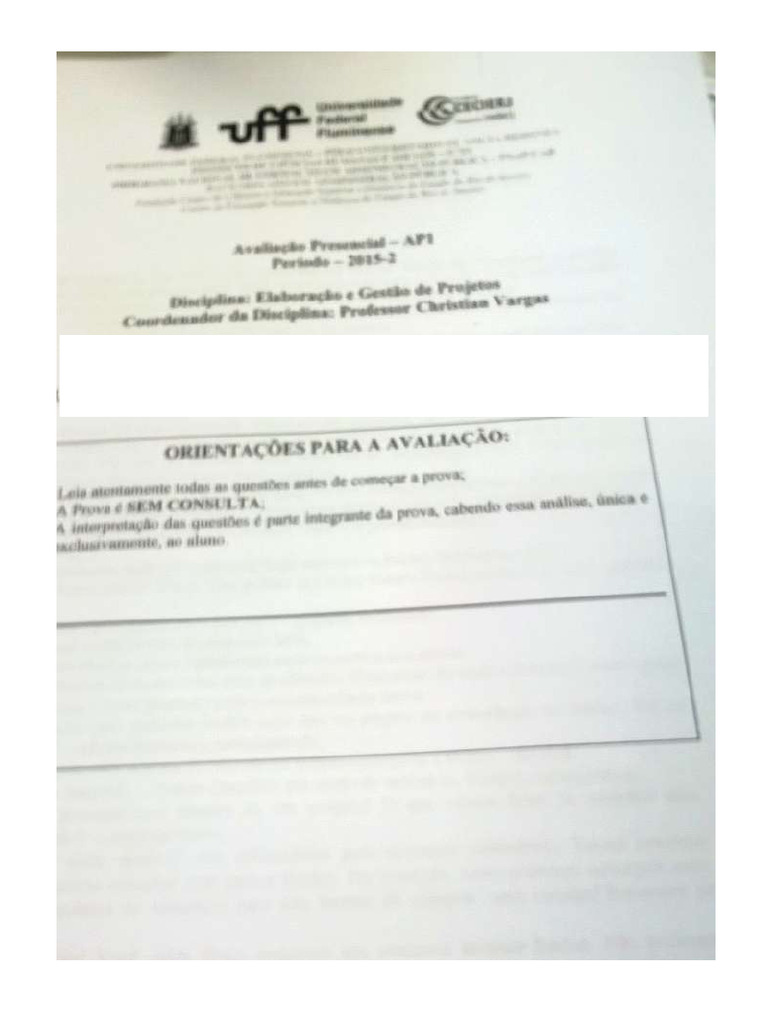 APs Antigas CEDERJ Adm Pública | PDF