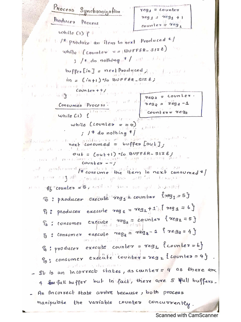 OS - Module 3 - Process Synchronization (2015) | PDF