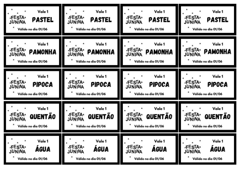 Festa Junina Vale Lanche | PDF