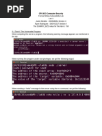 Lab-4 Format String Attack Lab | PDF | Computer Science | Computing