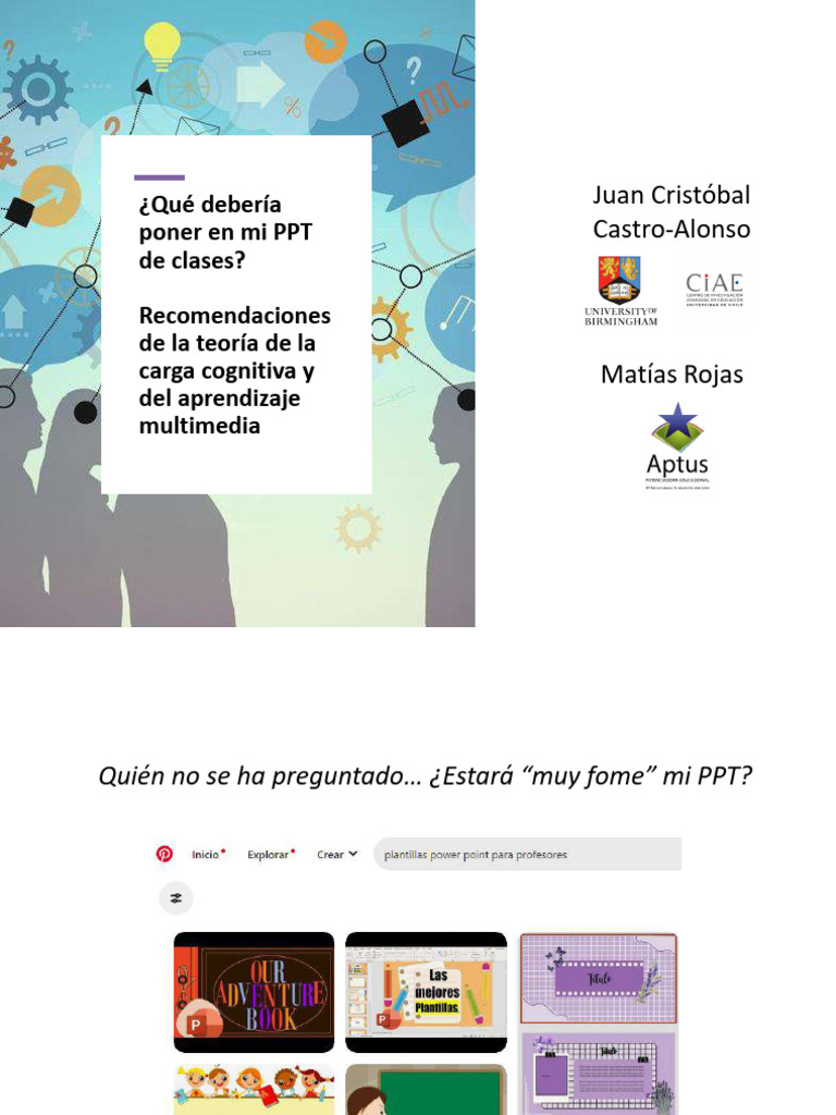 Optimización de PPT para clases efectivas | PDF | Memoria | Cognición