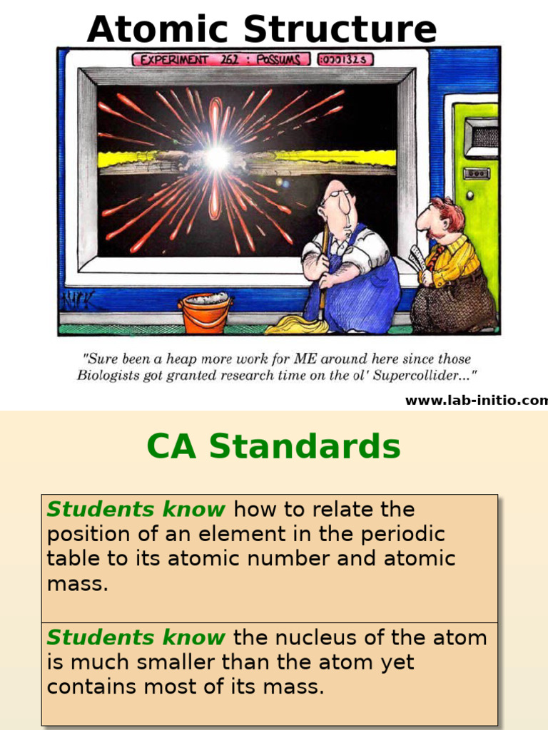 Atomic Structure | PDF | Atoms | Isotope
