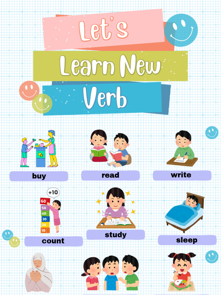 Verb Vocab For Children | PDF