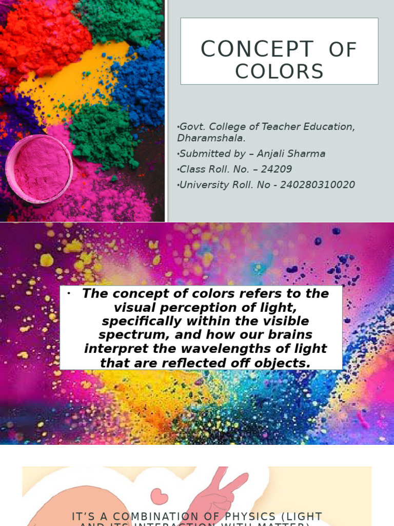 Concept of Colors-1 | PDF