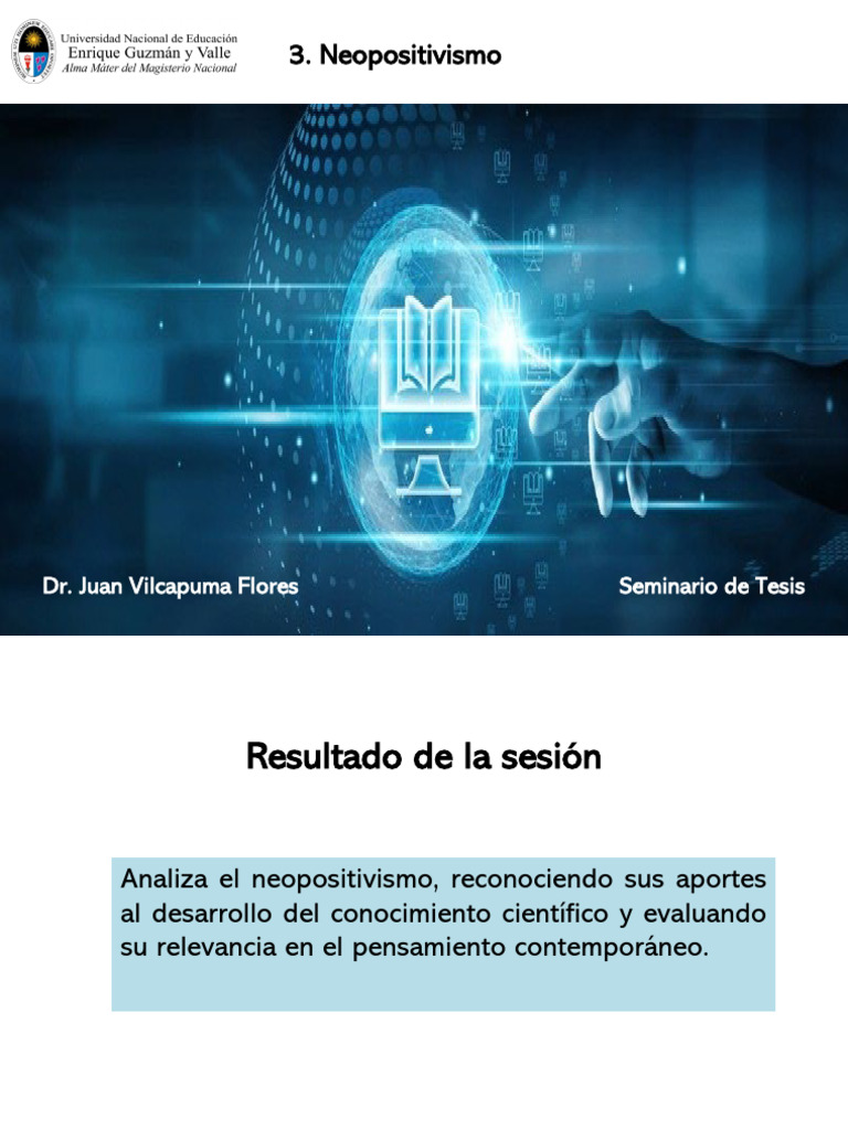 3. Neopositivismo | PDF | Teoría | Empirismo