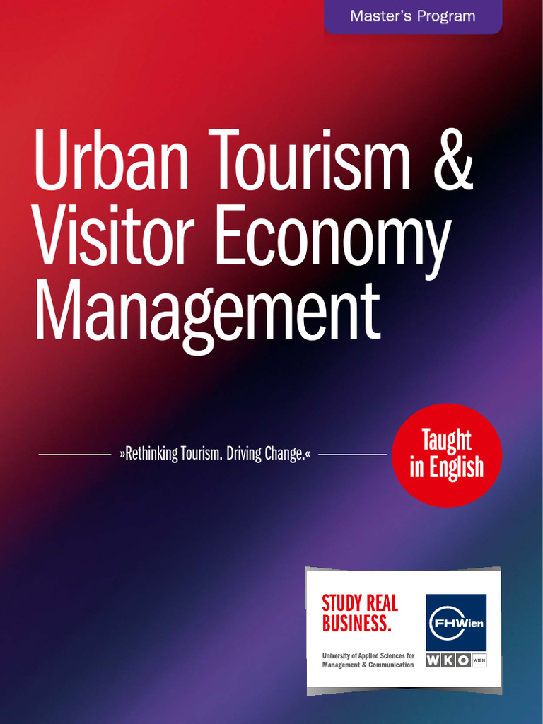 Master's in Urban Tourism Management | PDF | Academic Degree | Tourism