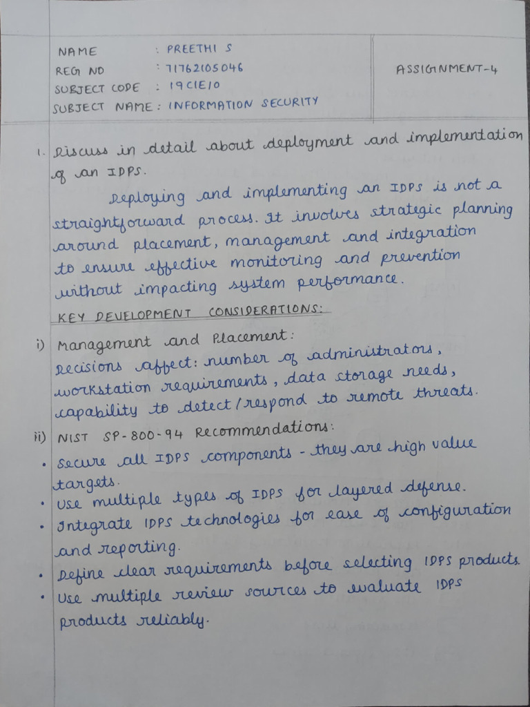 046-Ass4 (IS) | PDF | Applications Of Cryptography | Crime Prevention