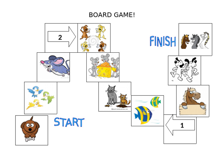 Plurals-Board-Game For Kids | PDF
