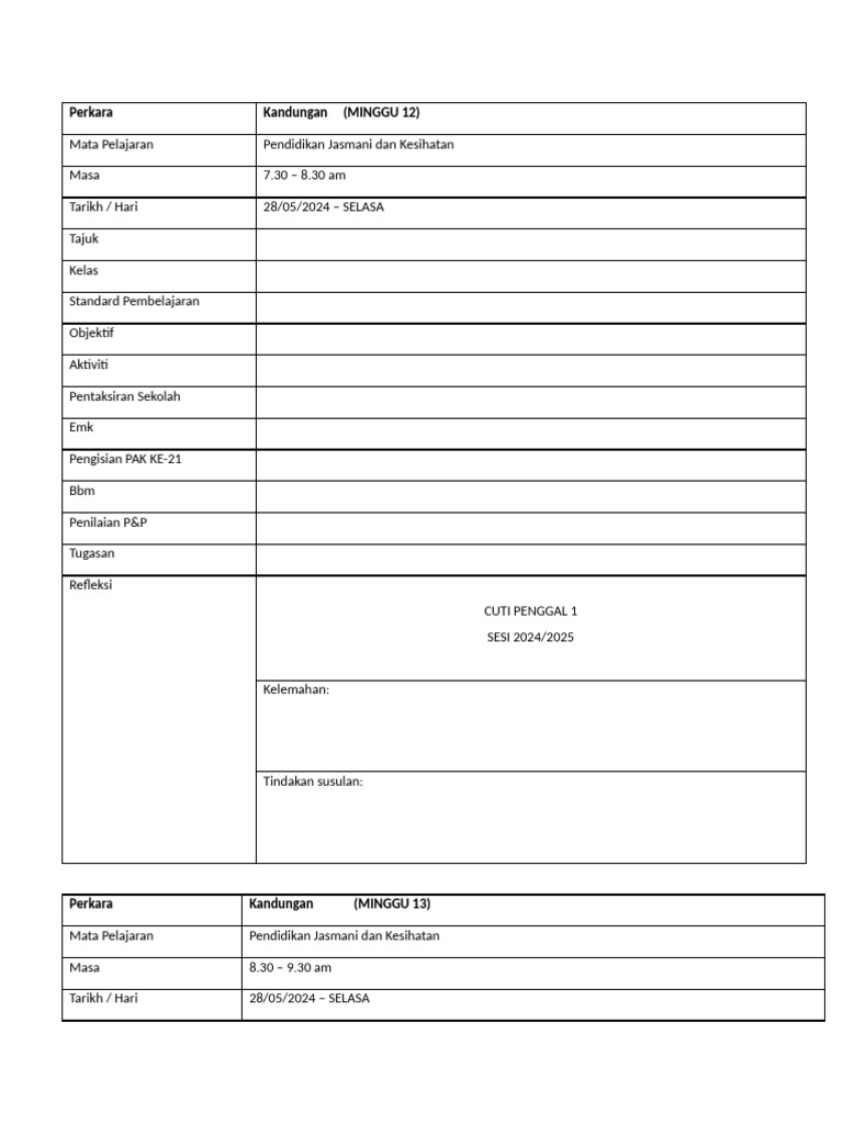 Minggu 12 PJPK | PDF