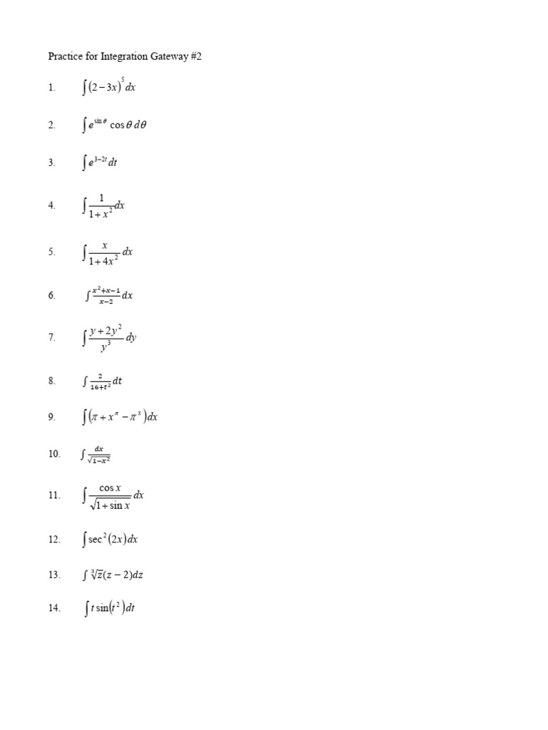 Integration Gateway-More Practice | PDF
