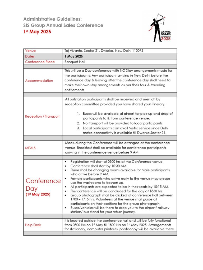 ASC 2025 Administrative Guidelines | PDF | Clothing