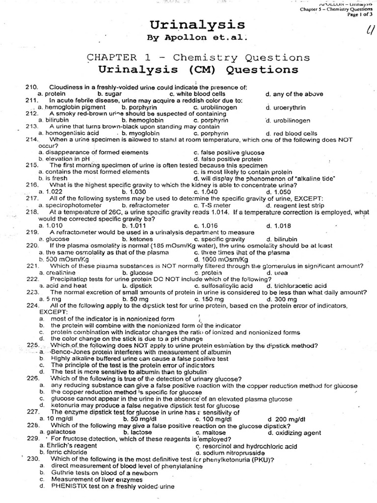 APPOLON-Clinical Microscopy QNA | PDF