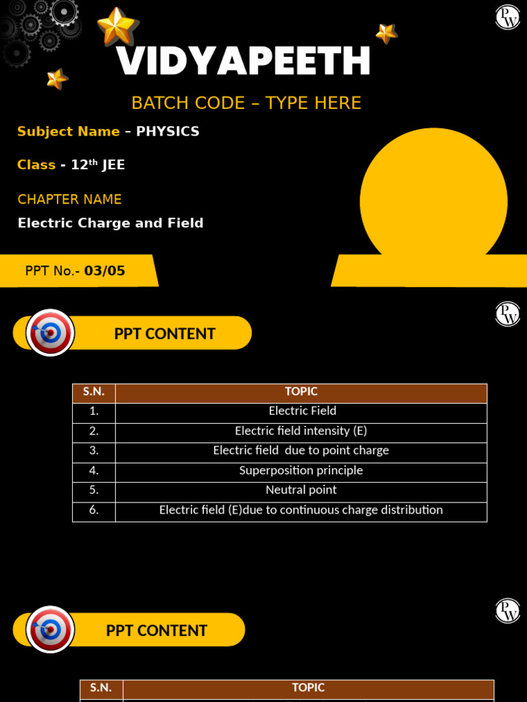 01.3 - Electric Charges and Fields - Physics - Final | PDF | Electric Field | Force