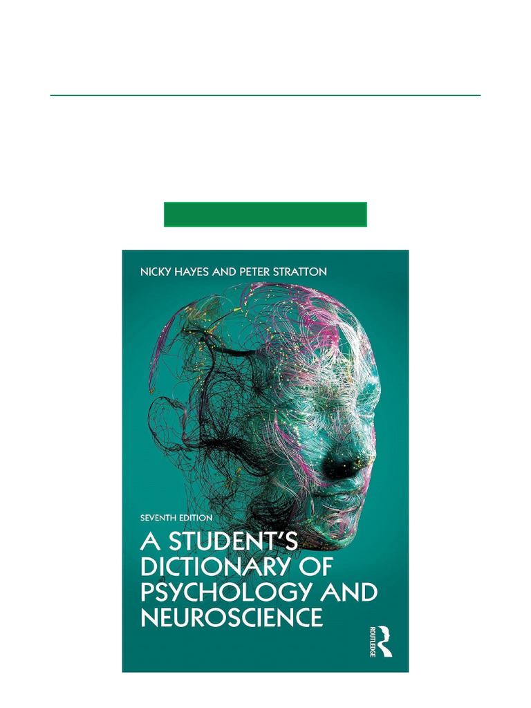 Psychology and Neuroscience Dictionary | PDF | Attachment Theory ...