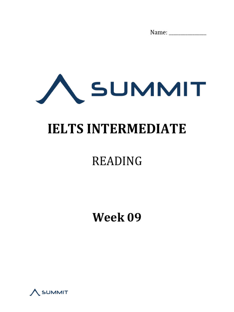 (IELTS Inter) Reading Week 9 - Students Handout | PDF | Museum
