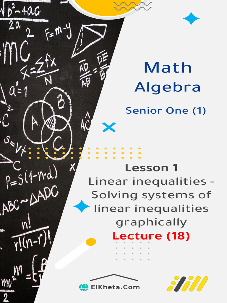 S1 - Math - EN - Algebra - CH2 - L1 | PDF | Inequality (Mathematics ...