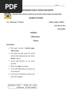 2025 MANEB Biology Essay Questions | PDF | Adaptation | Seed