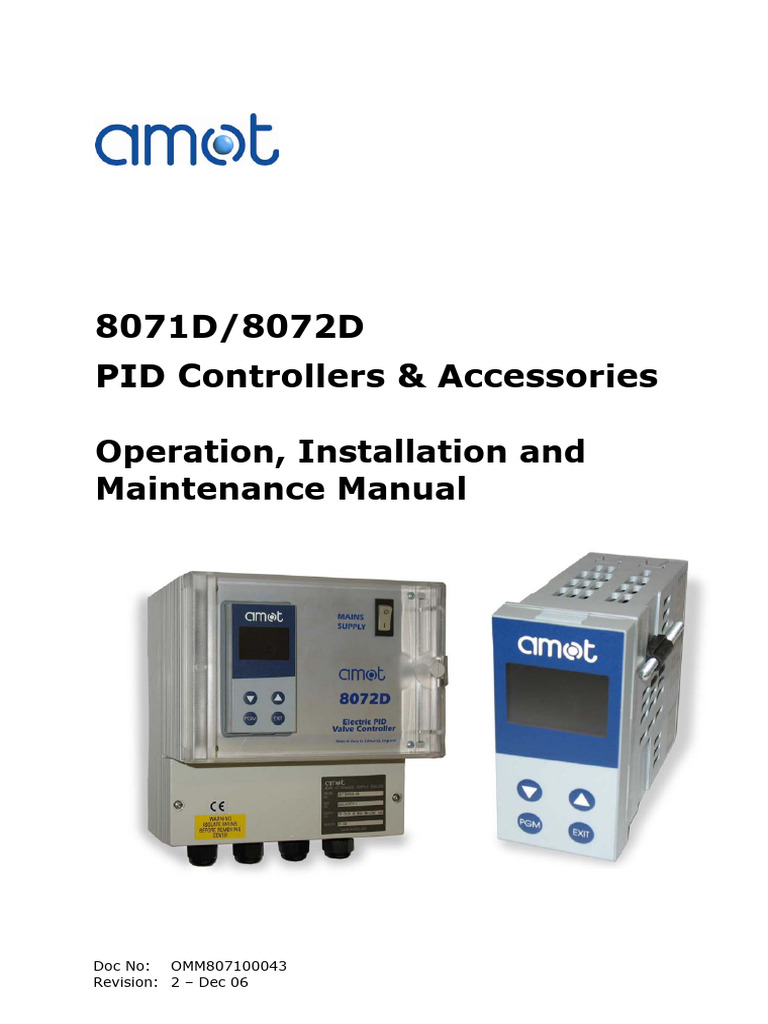 8071D PID Controller Manual | PDF | Instrumentation | Parameter ...