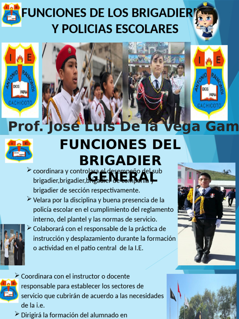 Funciones de Brigadieres Escolares | PDF | Policía | Brigadier
