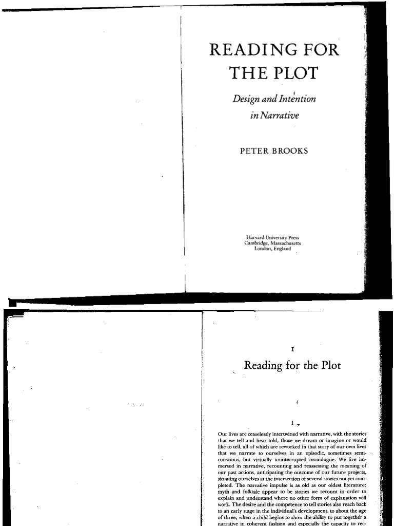 Brooks, From "Reading For The Plot" - Ocred | PDF | Narrative | Plot ...