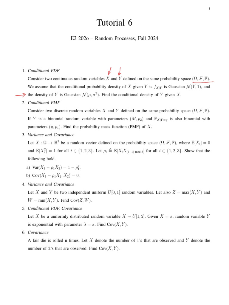 Tutorial - 6 Q1, Q2 | PDF