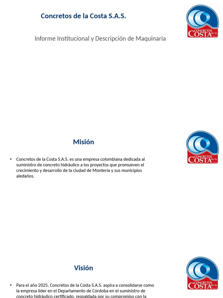 Presentacion Concretos Costa Final | PDF | Hormigón | Cemento