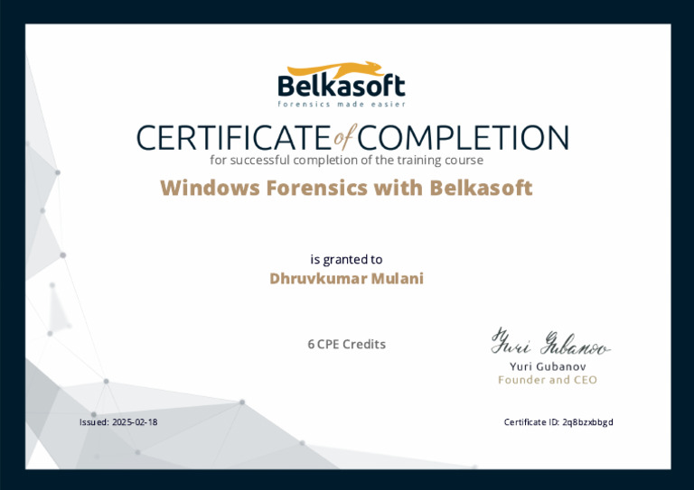 Dhruvkumar Mulani - 2025-02-18 | PDF