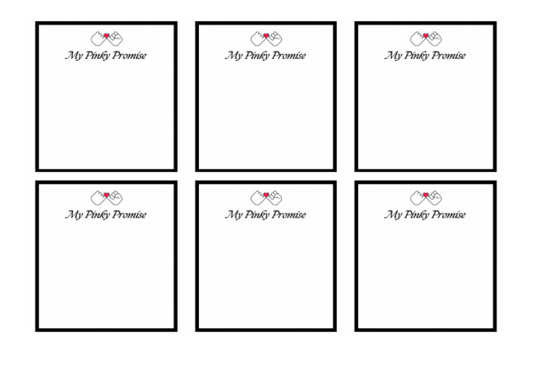 Pinky Promise | PDF