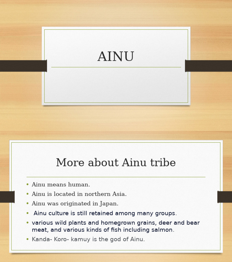 AINU Tribe | PDF
